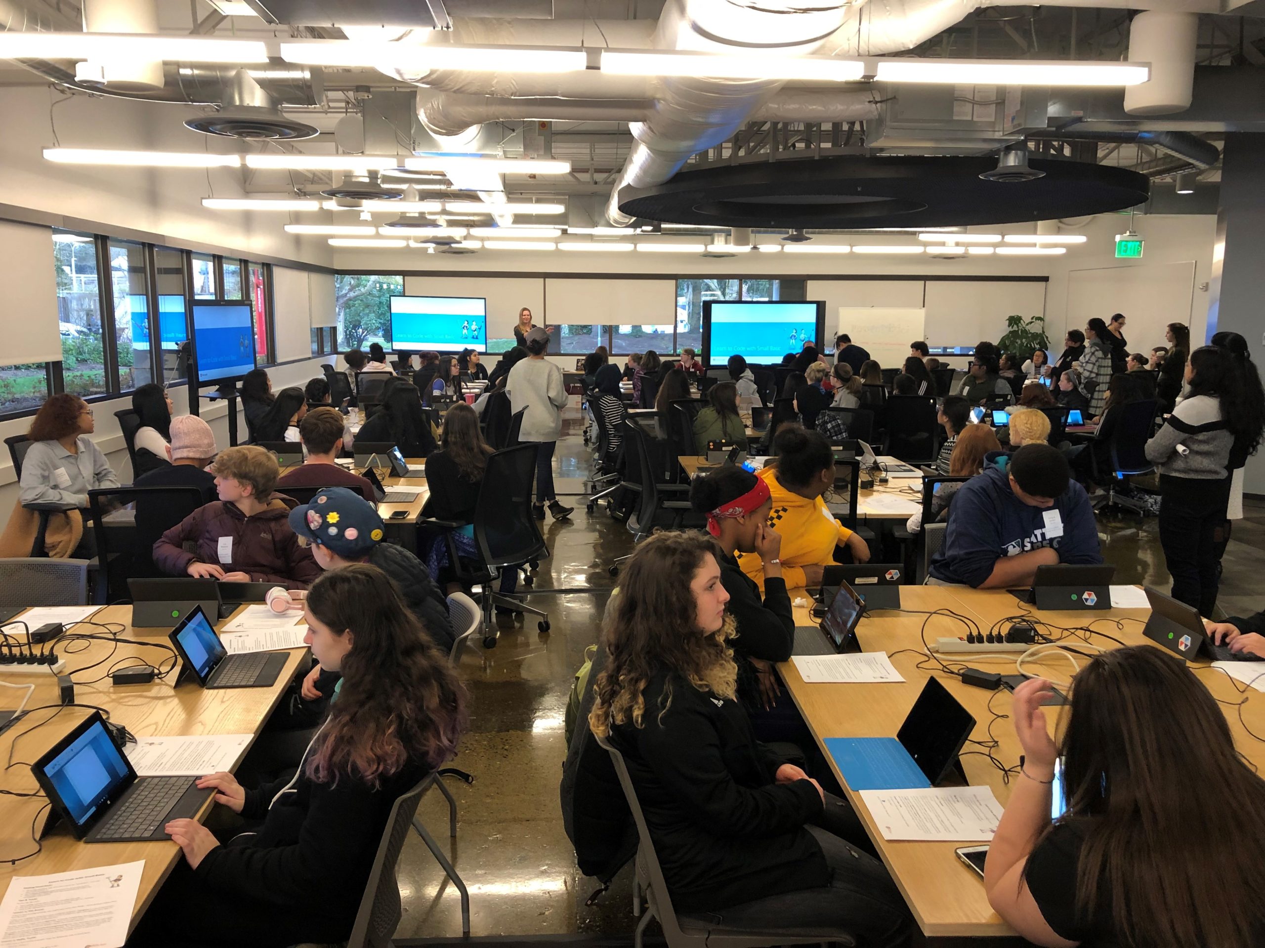 Microsoft Coding Workshop with Franklin Pierce HS, Nova HS, and Hazen ...